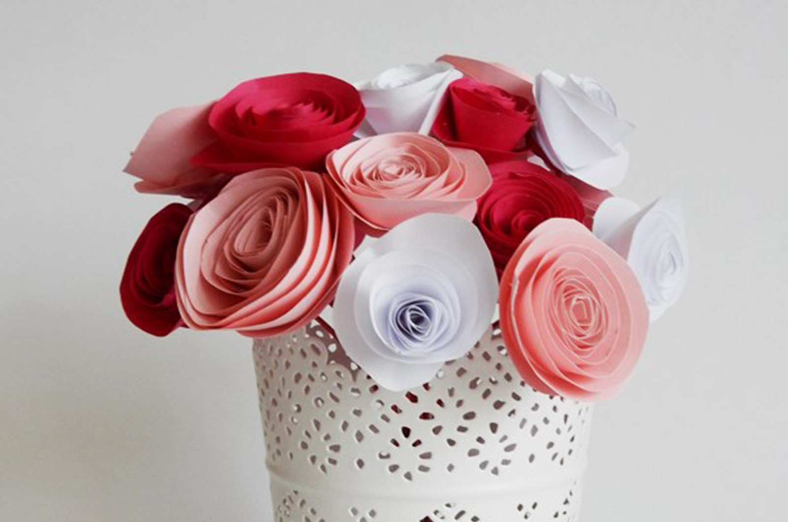 Joli bouquet de fleurs en papier